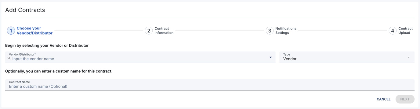 How to add customer contracts
